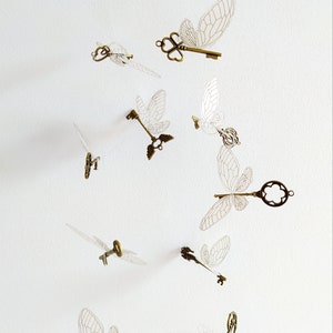 Mobile Flying Keys, Decoration, Baby and Nursery Mobile - Etsy