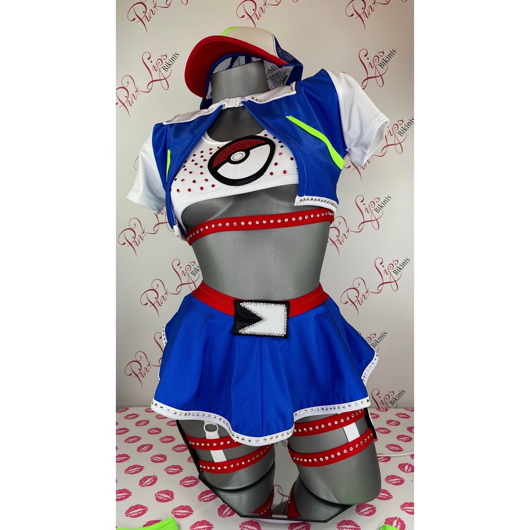 Ash Inspired Costume Swarovski Rave Festival Halloween - Etsy