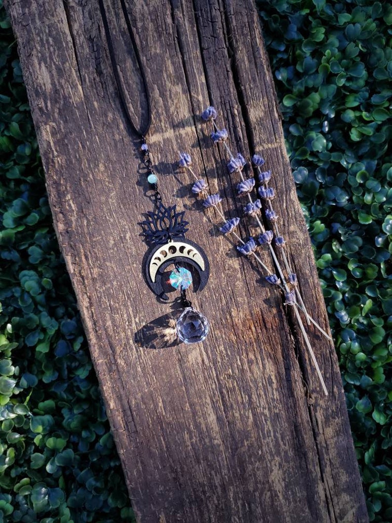 Moon Car Accessory Witchy Car Decor Moonphase Car Charm - Etsy