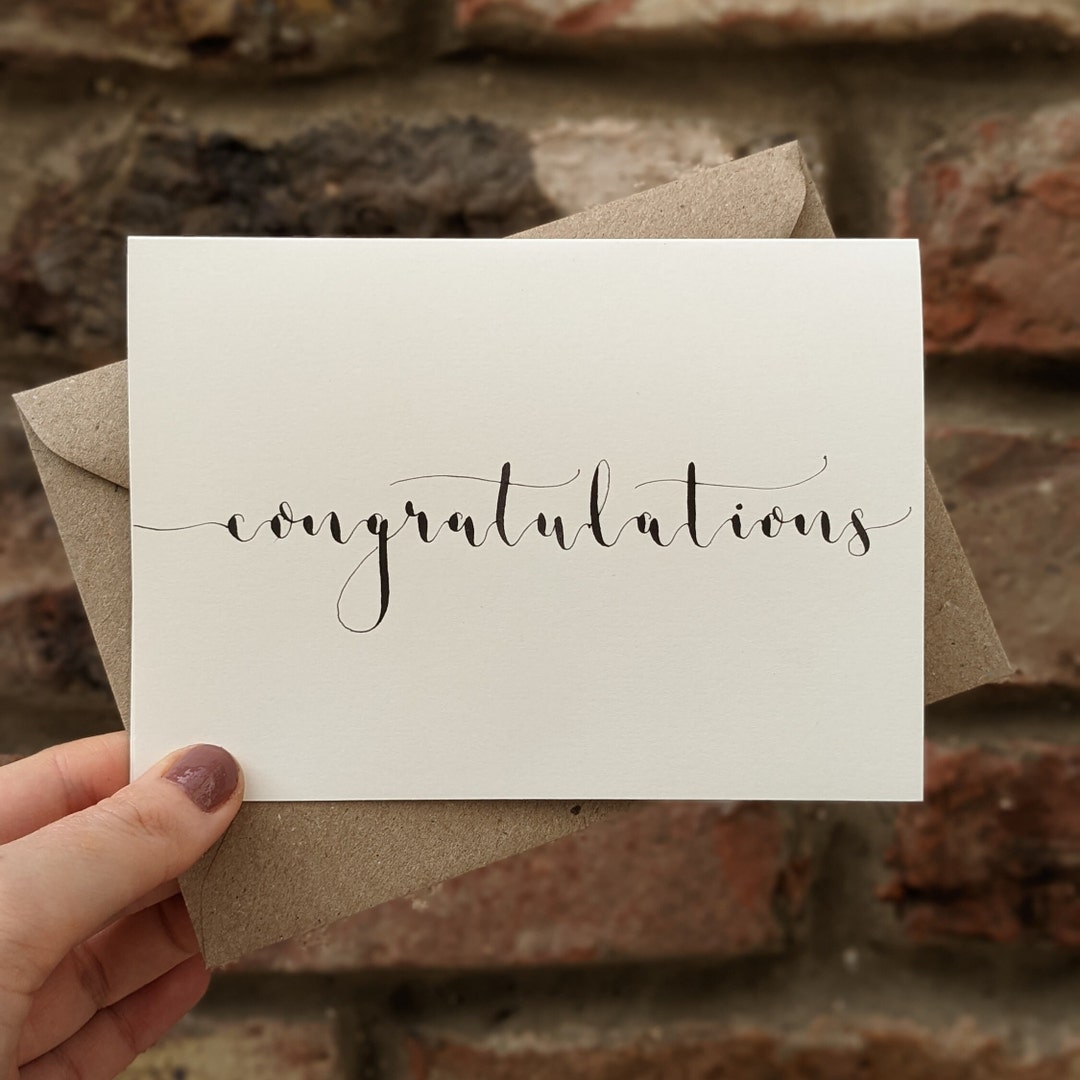 Congratulations Card - Etsy