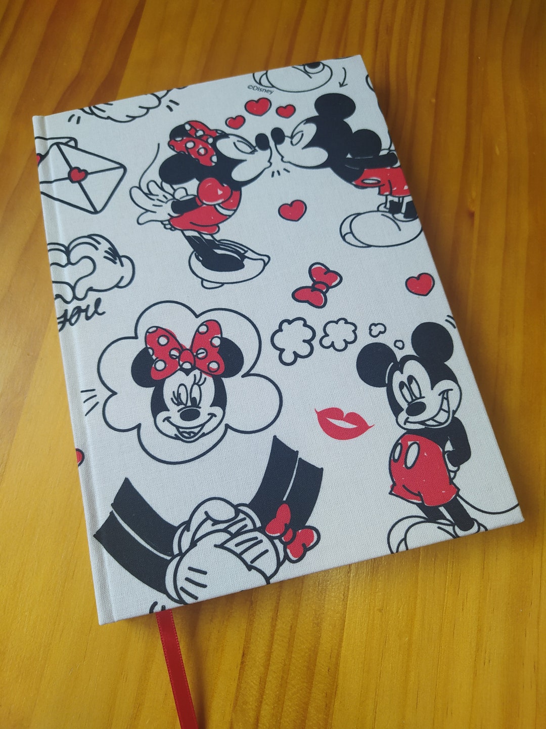 Mickey and Minnie Notebook - Etsy
