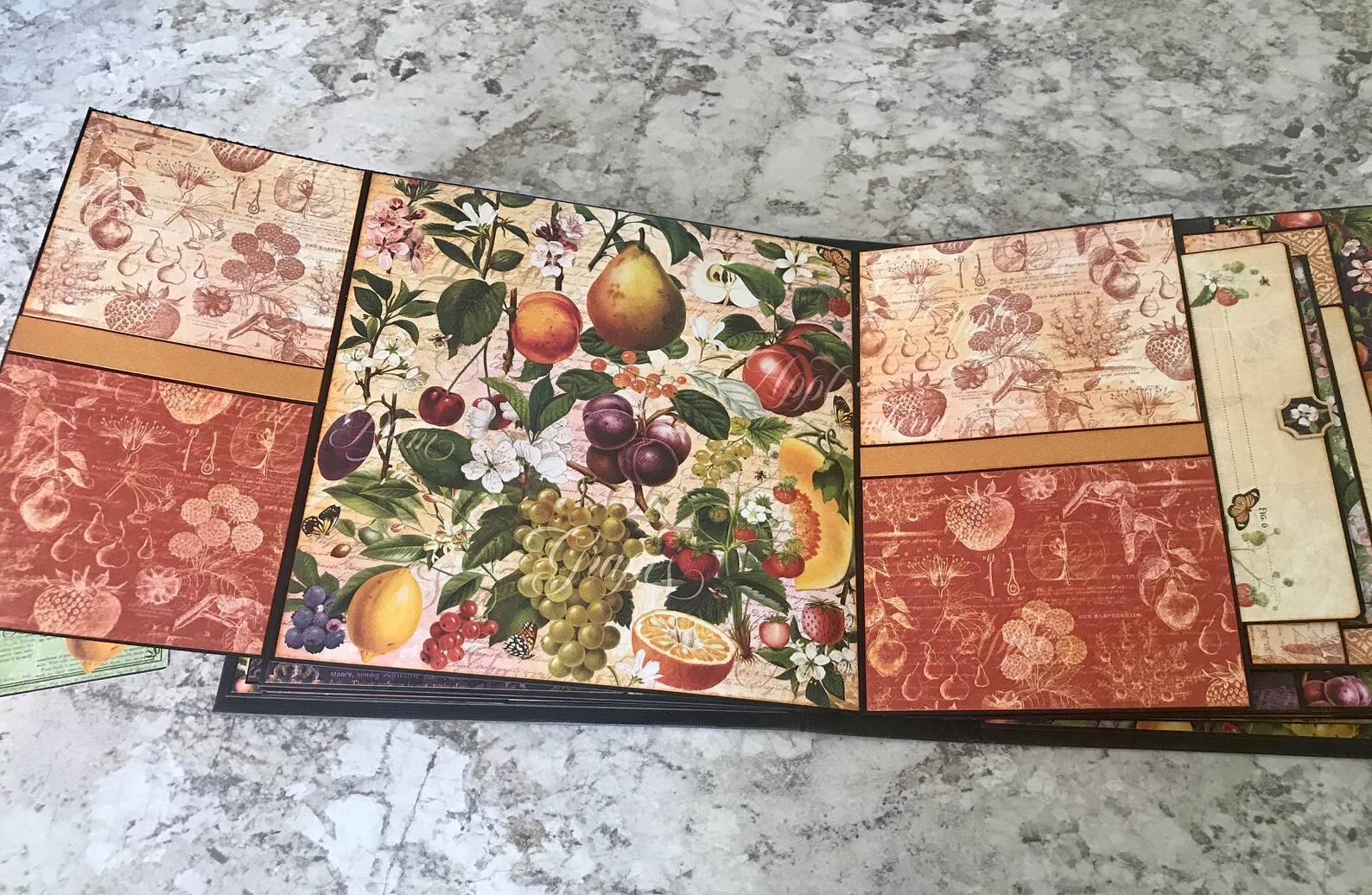 Fruit and Flora 8x8 Mini Album - Etsy