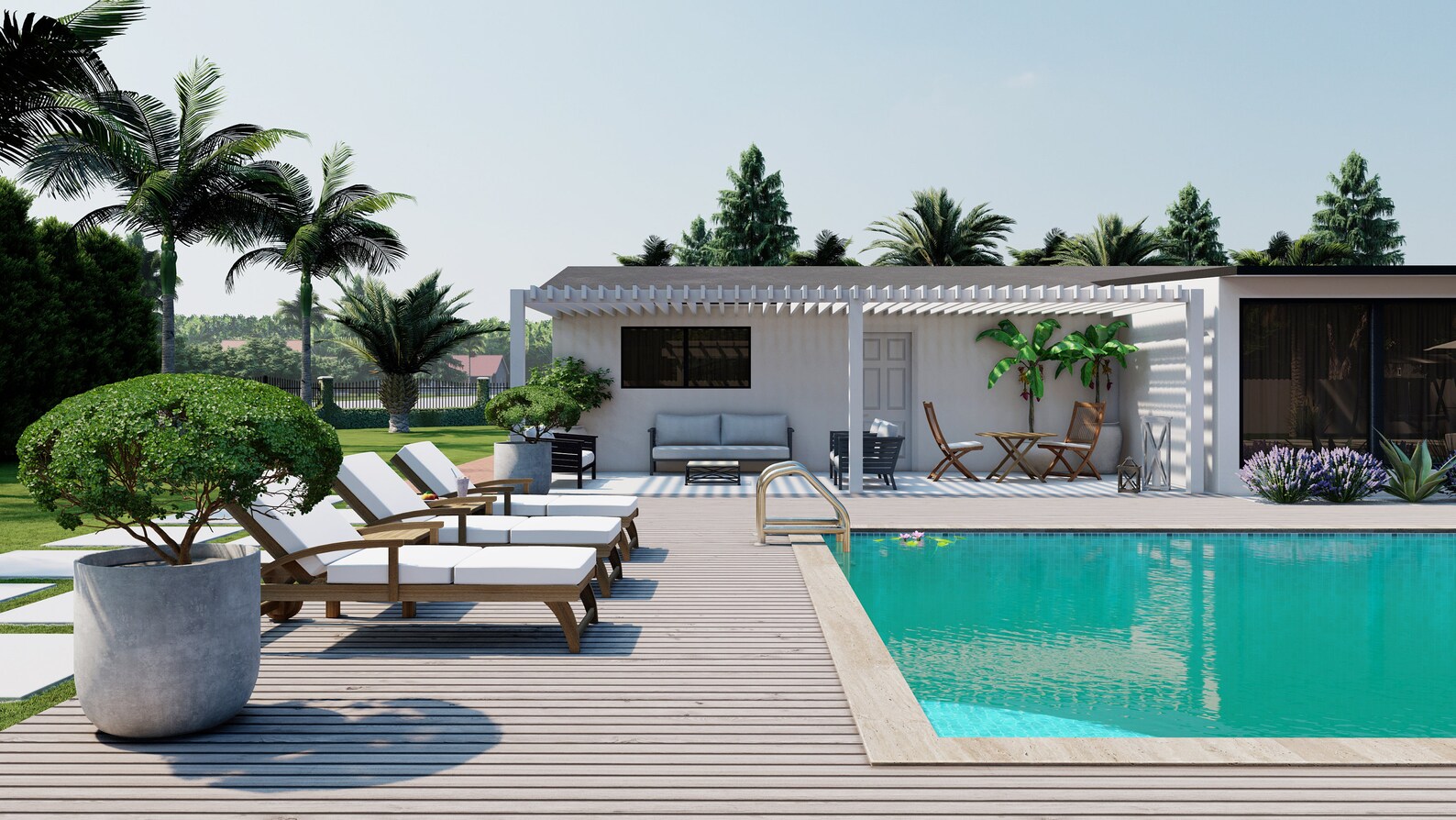 Online Backyard Design Backyard 3D Rendering 3d Rendering - Etsy