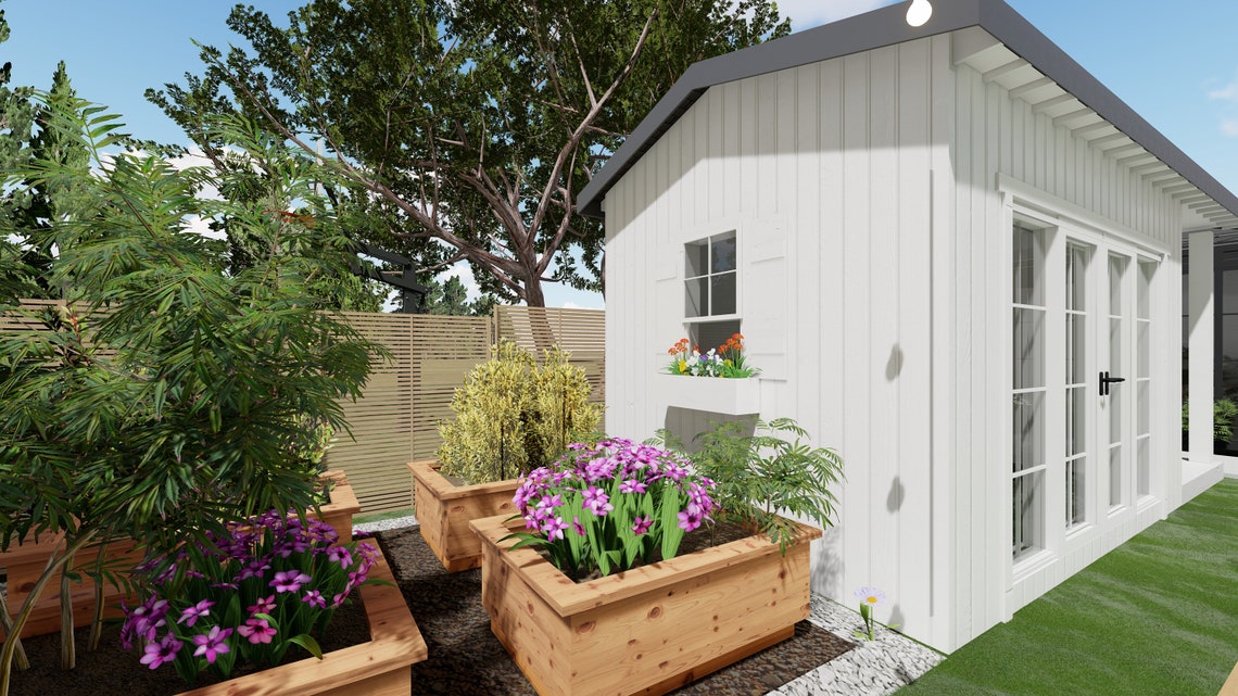 Online Backyard Design Backyard 3D Rendering 3d Rendering - Etsy