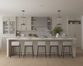 Kitchen Interior Designs, Kitchen 3D Rendering, 3D Architectural ...