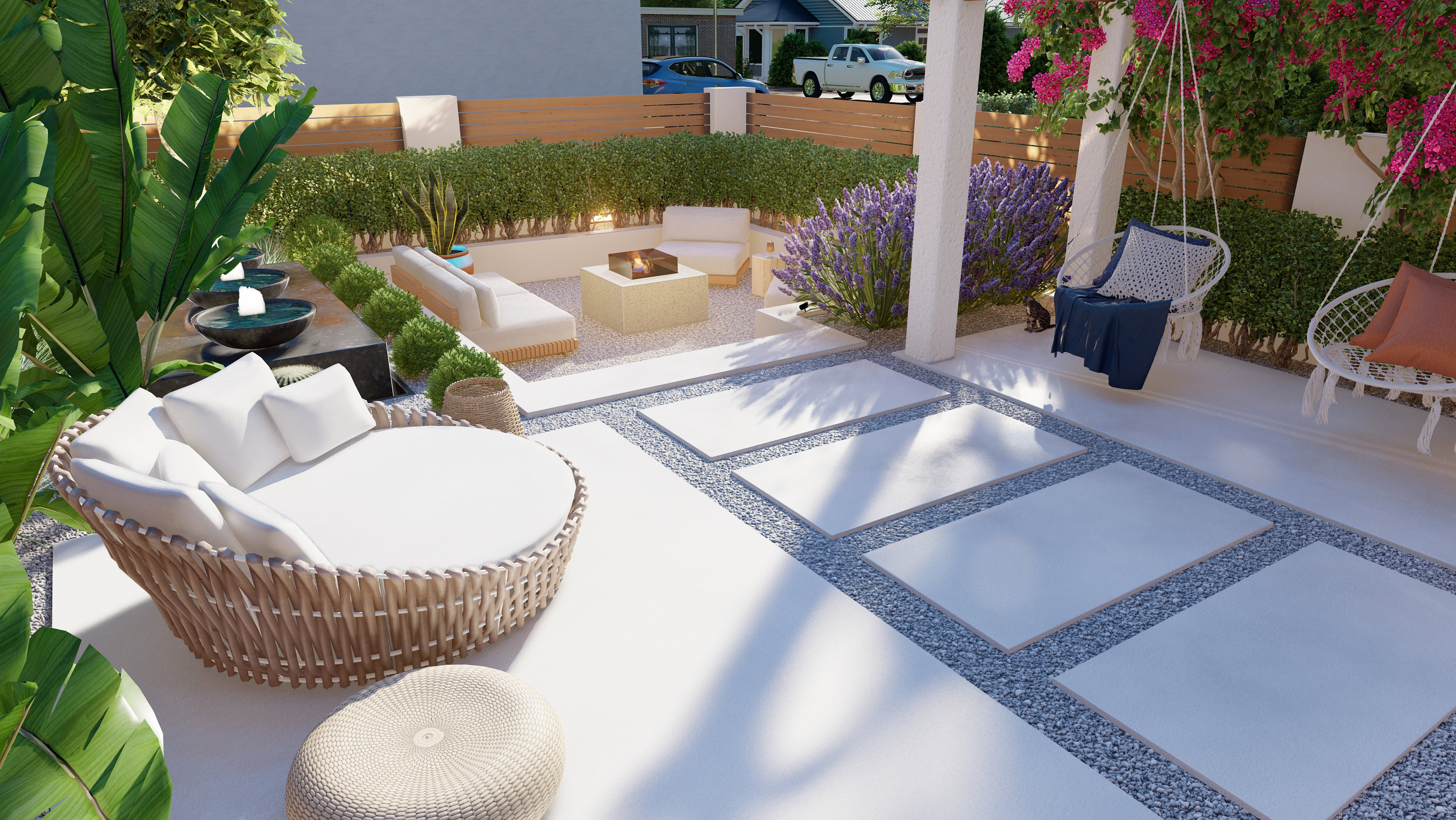 Online Backyard Design Backyard 3D Rendering 3d Rendering - Etsy