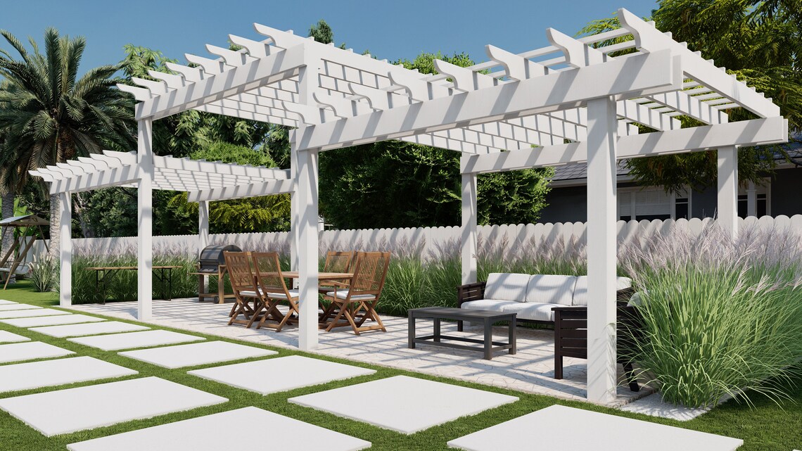 Online Backyard Design Backyard 3D Rendering 3d Rendering - Etsy