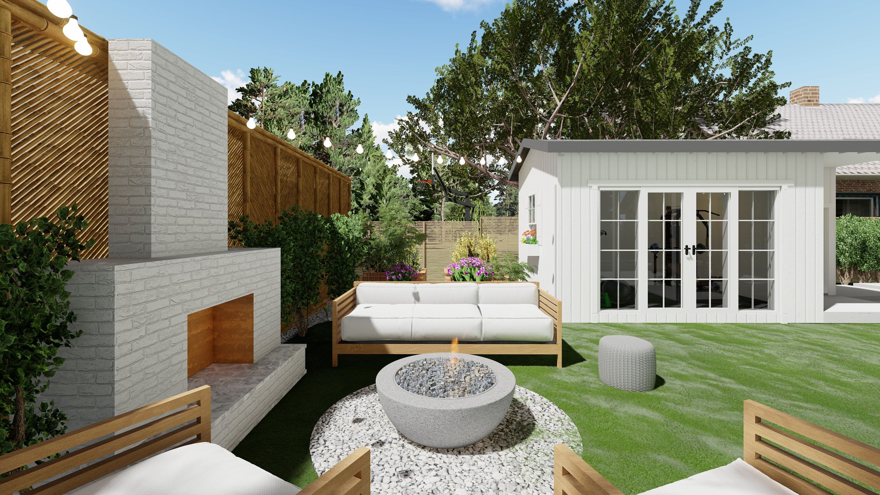 Online Backyard Design Backyard 3D Rendering 3d Rendering | Etsy