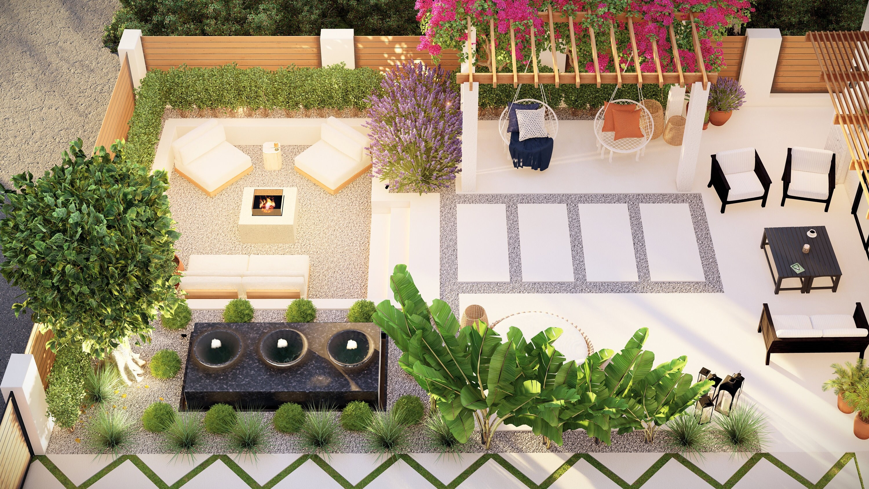 Online Backyard Design Backyard 3D Rendering 3d Rendering - Etsy