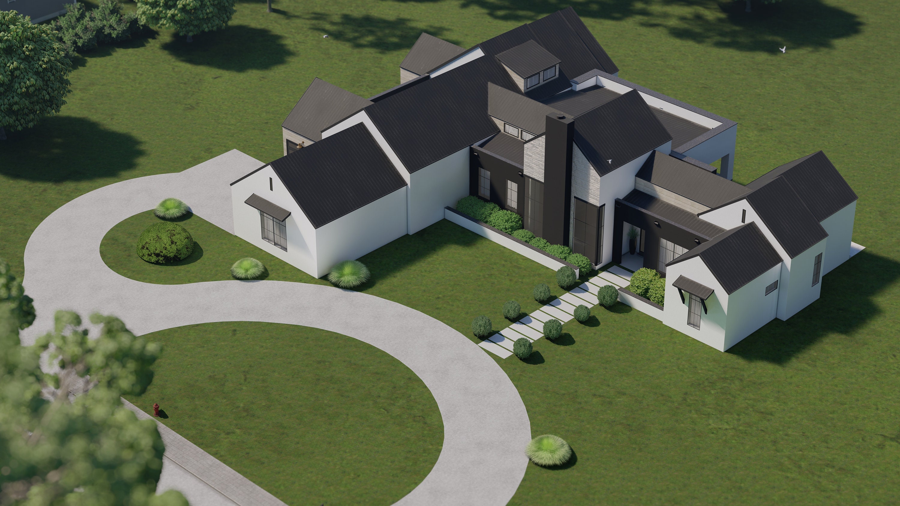 Online House Exterior Design House Exterior 3d Rendering 3d - Etsy