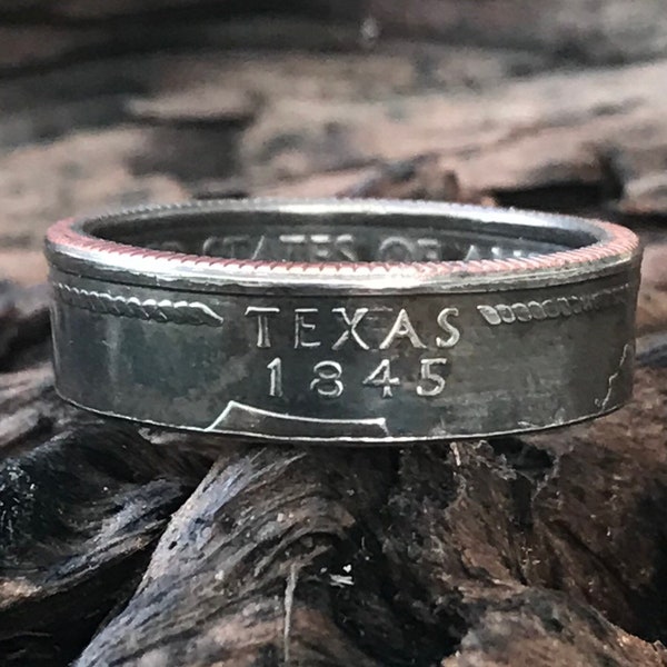 Texas Coin Ring - Etsy