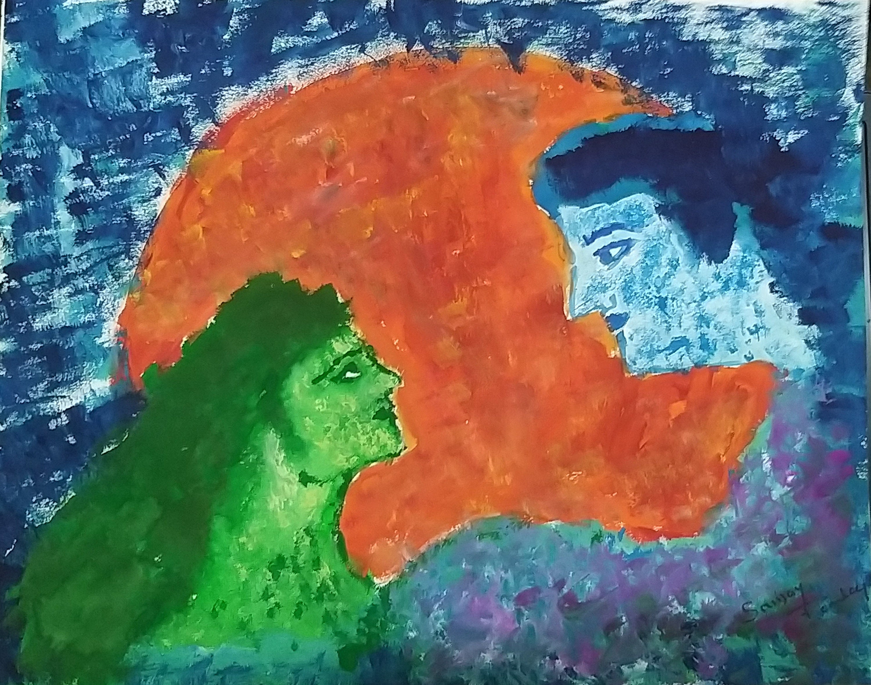 Personification Abstract Painting - Etsy