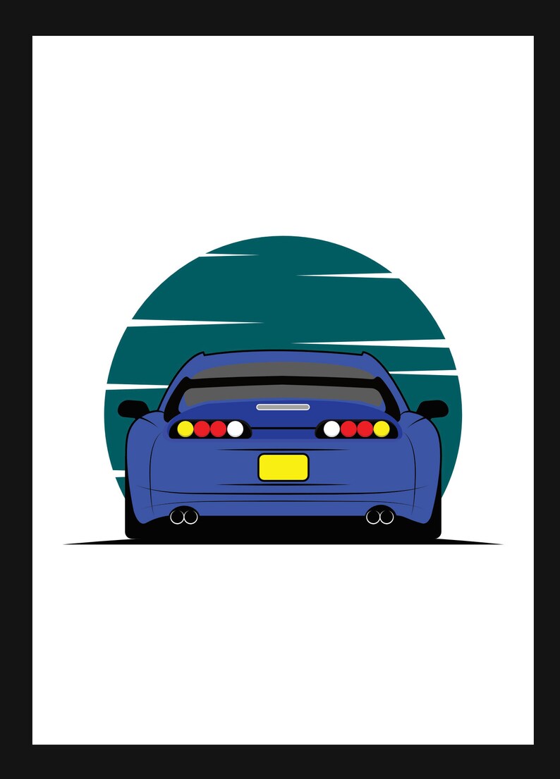 Toyota Supra MK4 2JZ Póster grande - Etsy México