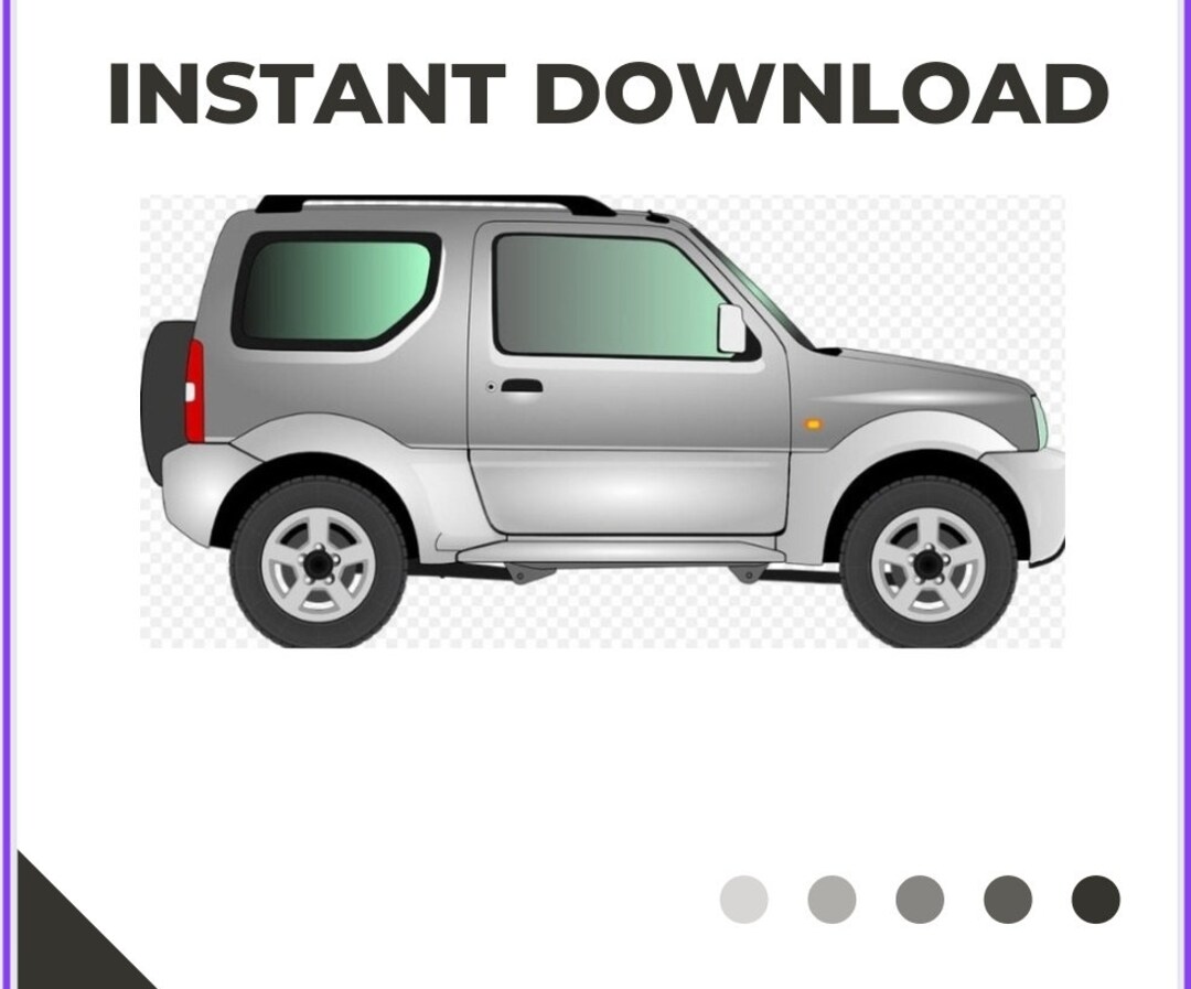 Suzuki Jimny PNG and Vector Car Digital Art File Download - Etsy Australia