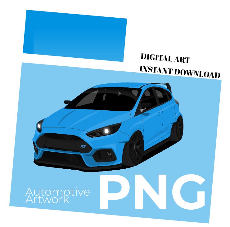 Ford Focus Blue Png