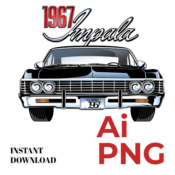 Impala 67 Png - Etsy