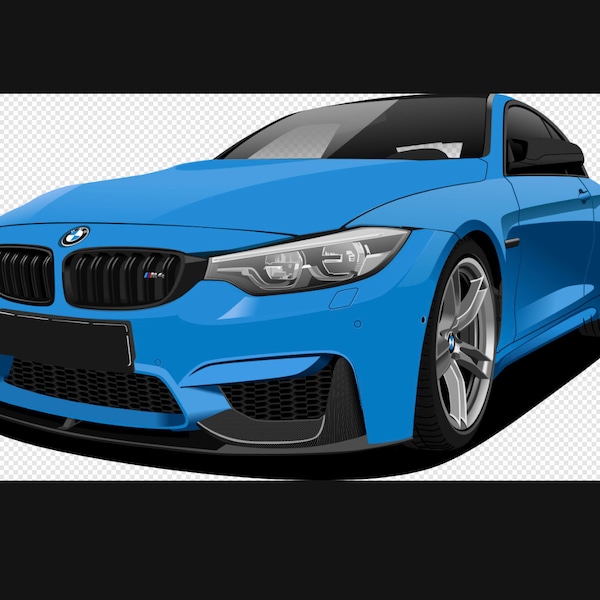 Bmw M4 Png - Etsy