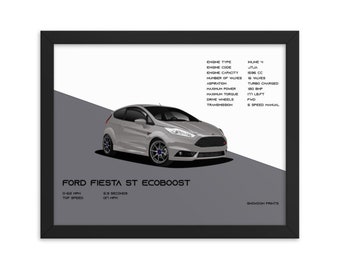 Ford Fiesta St Art - Etsy