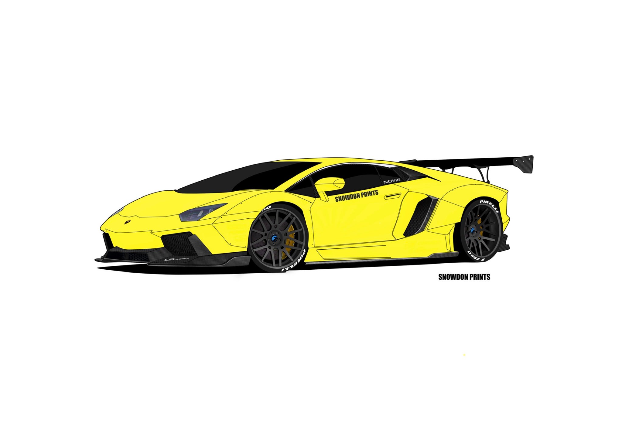 Lamborghini Aventador Yellow JPG Art File Download - Etsy UK