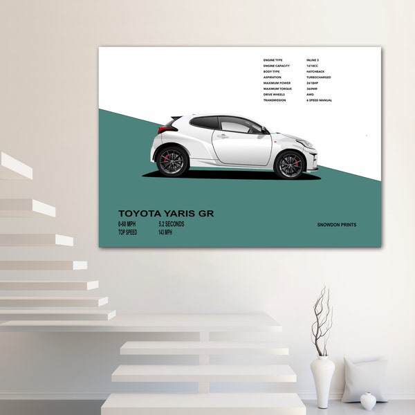 Toyota Yaris Gr Art - Etsy