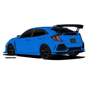 5 X Honda Civic Type R Art File Downloads - Etsy UK