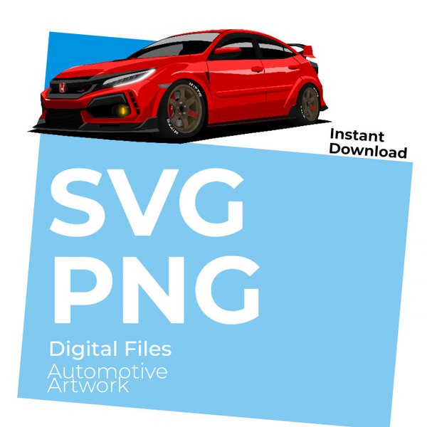 Civic Type R Svg - Etsy