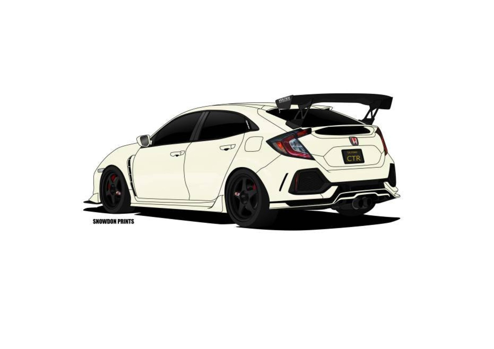 5 X Honda Civic Type R Art File Downloads - Etsy UK