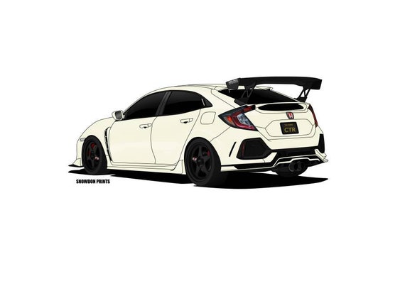 5 X Honda Civic Type R Art File Downloads - Etsy UK