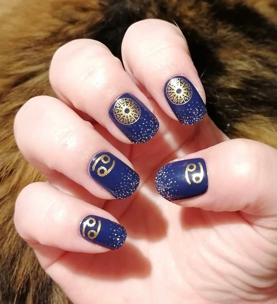 Zodiac sign nail designs 60 photos - Astrologytoyou.com