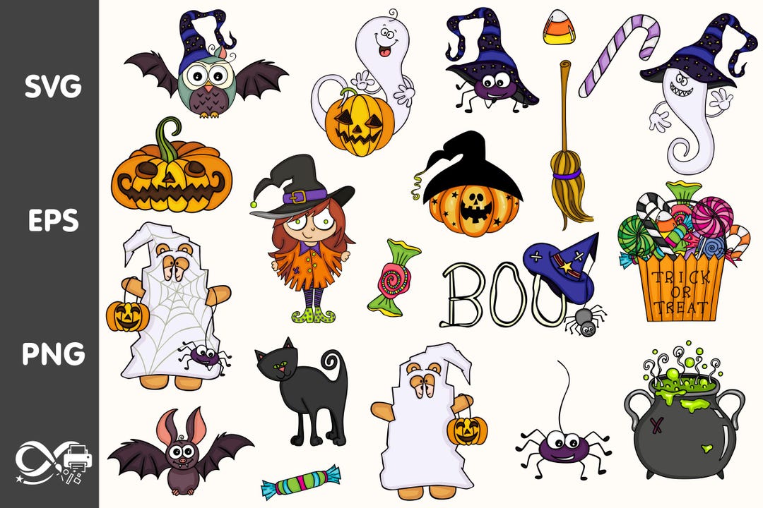 Halloween Clip Art Bundle | Trick or Treat Pack | Halloween Vectors ...