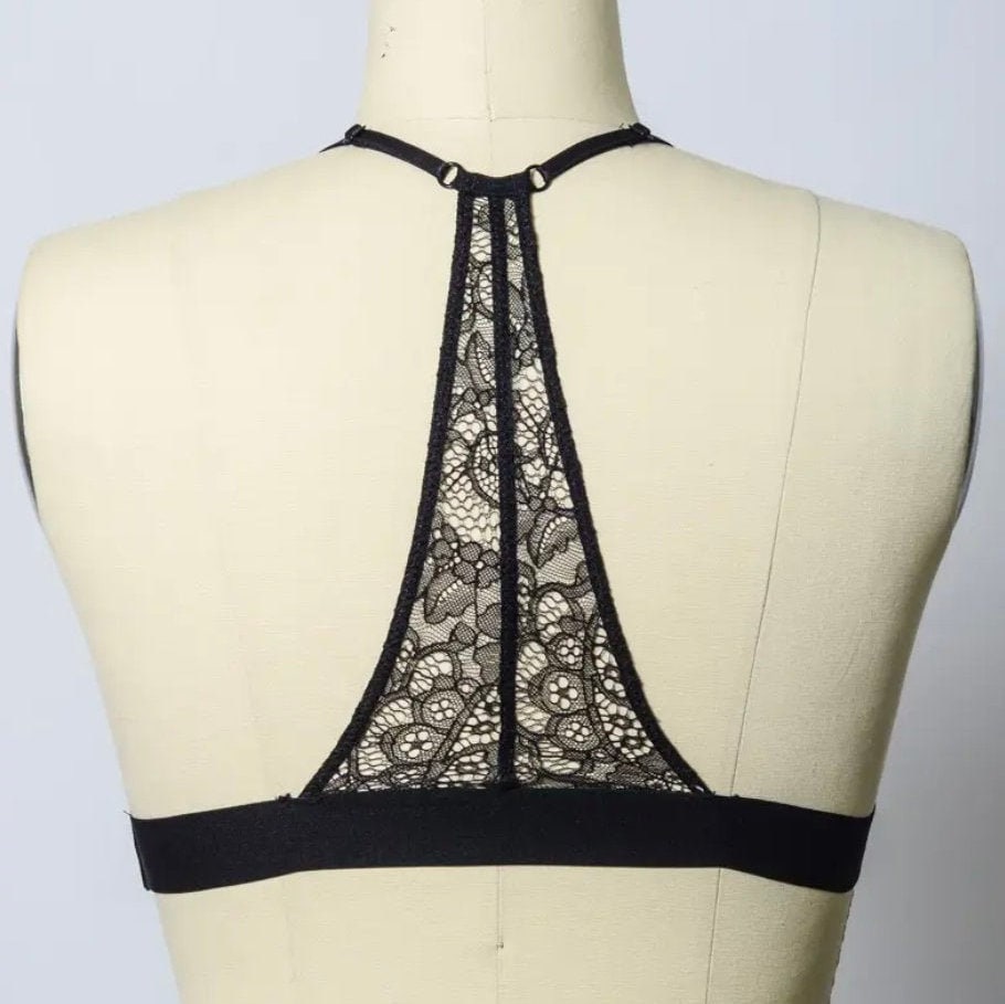 Minimal Chantilly Triangle Bralette – Elegant, Sexy & Comfortable - Etsy