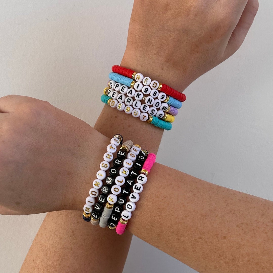 Taylor Swift Eras Tour Bracelets Friendship Bracelet Exchange Etsy