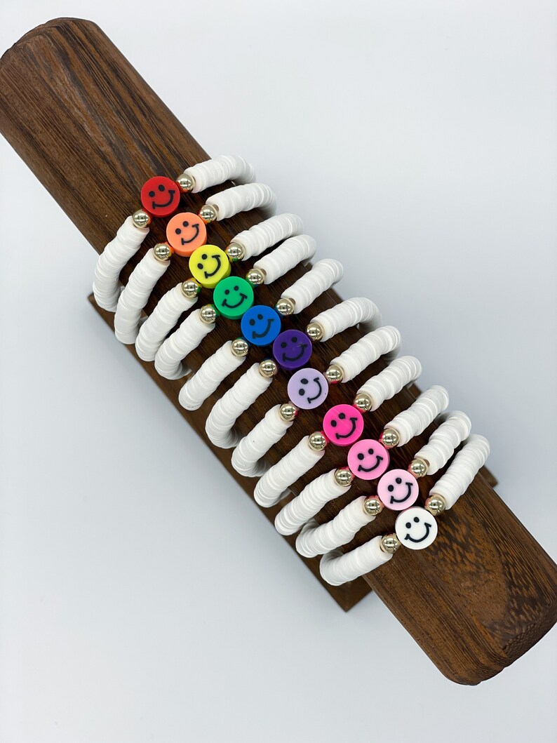 Smiley Face Bracelet | Etsy