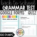 3rd Grade Google Forms™ Quizzes Bundle for EVERY Grammar Skill Distance ...
