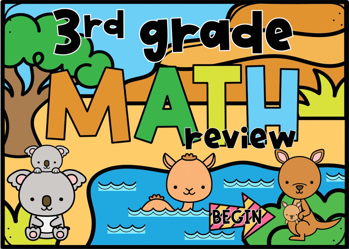 Back to School 3rd Grade Math PRETEST Google Forms™ Quiz - All 5 ...