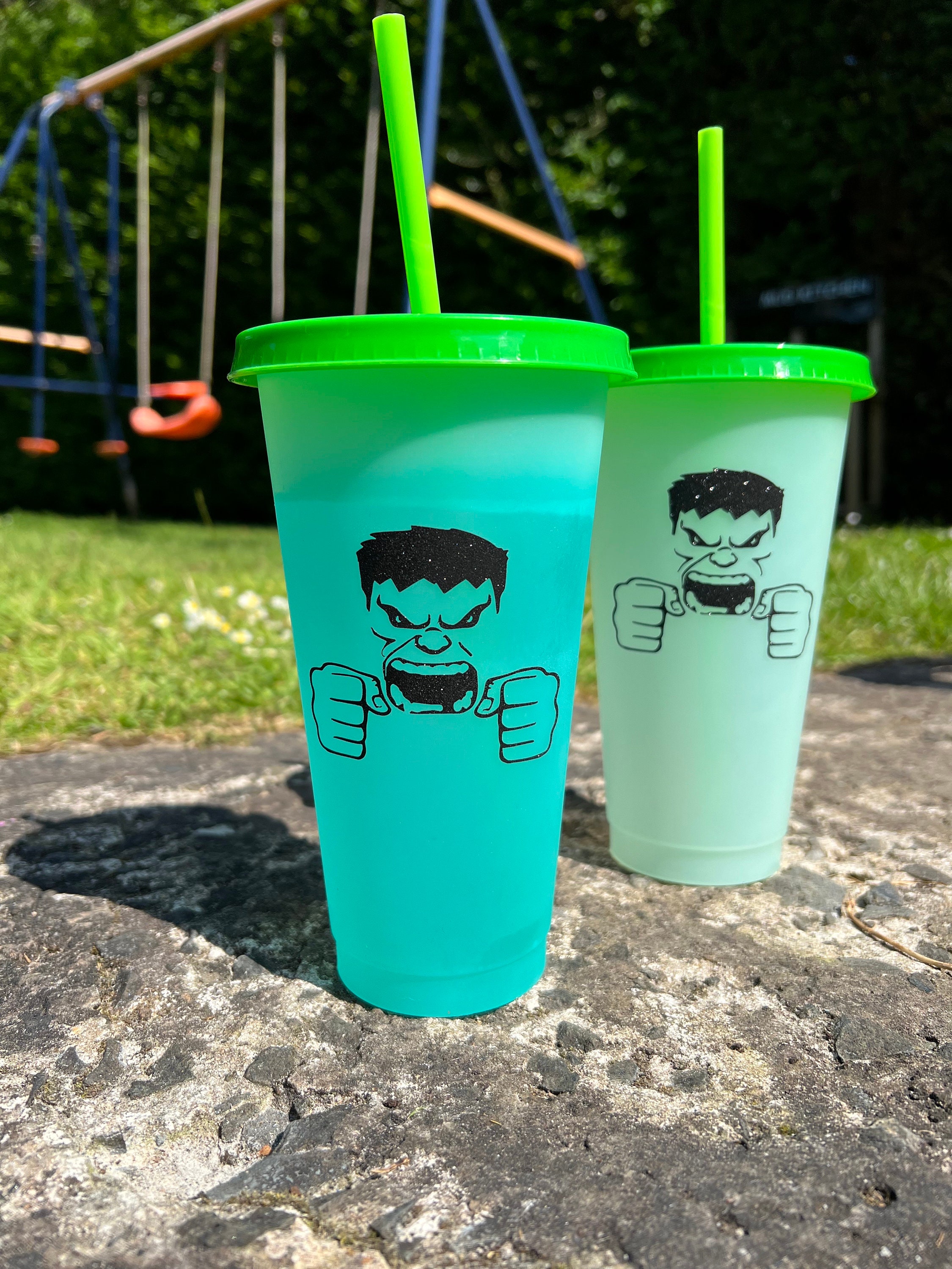 Personalised Superhero 24oz Colour Change Cold Cup - Etsy