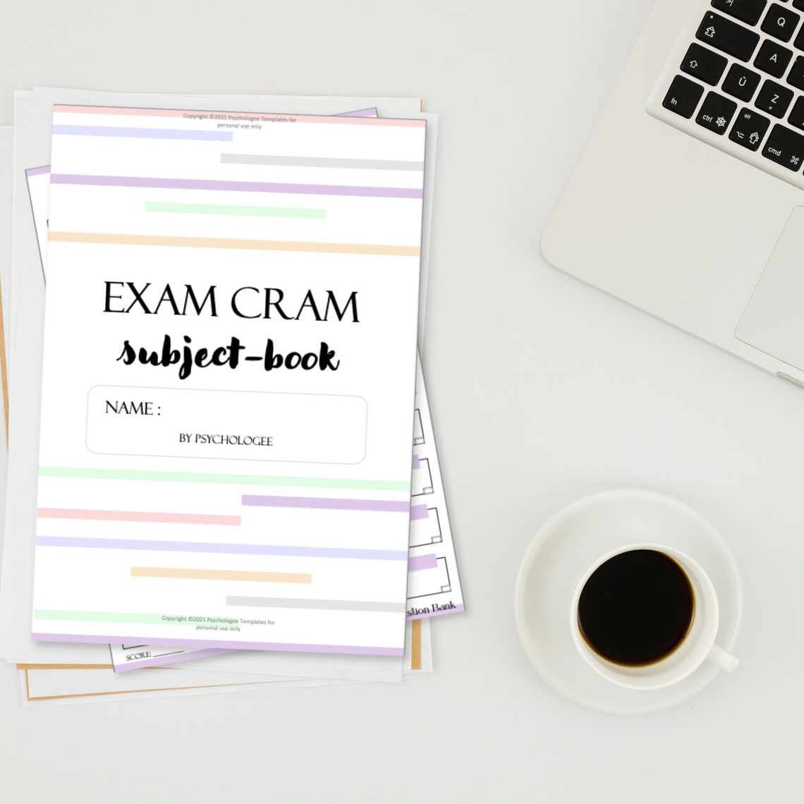 STUDY EXCEL Sheet and Fillable Pdf Study TEMPLATES Exam Cram - Etsy