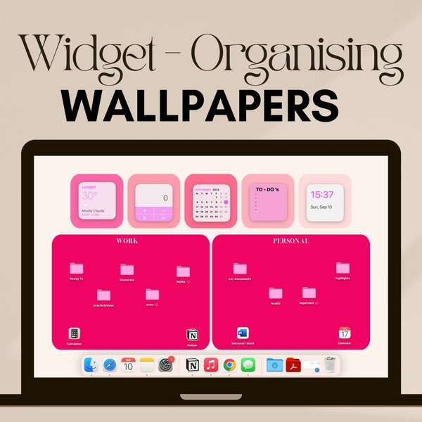 MacBook Wallpaper Aesthetic Widget - Etsy