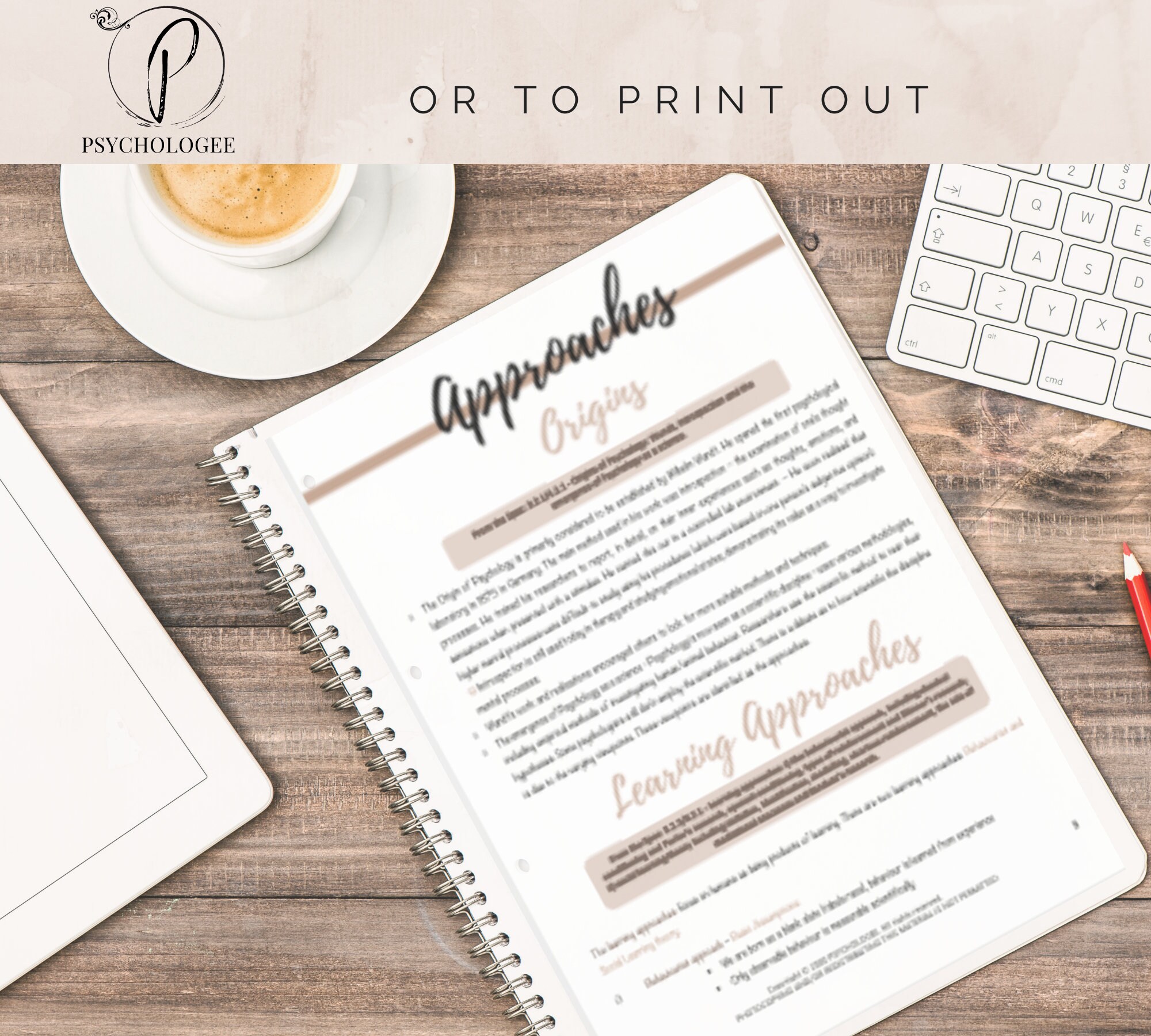 Approaches Psychology A Level Revision Topic Notes for AQA AS and A2 ...