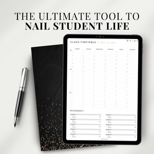 DIGITAL STUDENT Life PLANNER Organize Your School:studying, Classes ...