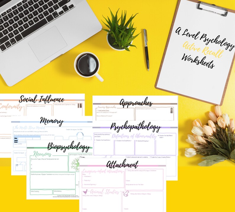 Ultimate Psychology A Level Revision Bundle AQA A Level | Etsy UK
