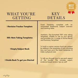 STUDY EXCEL Sheet and Fillable Pdf Study TEMPLATES Exam Cram Revision ...