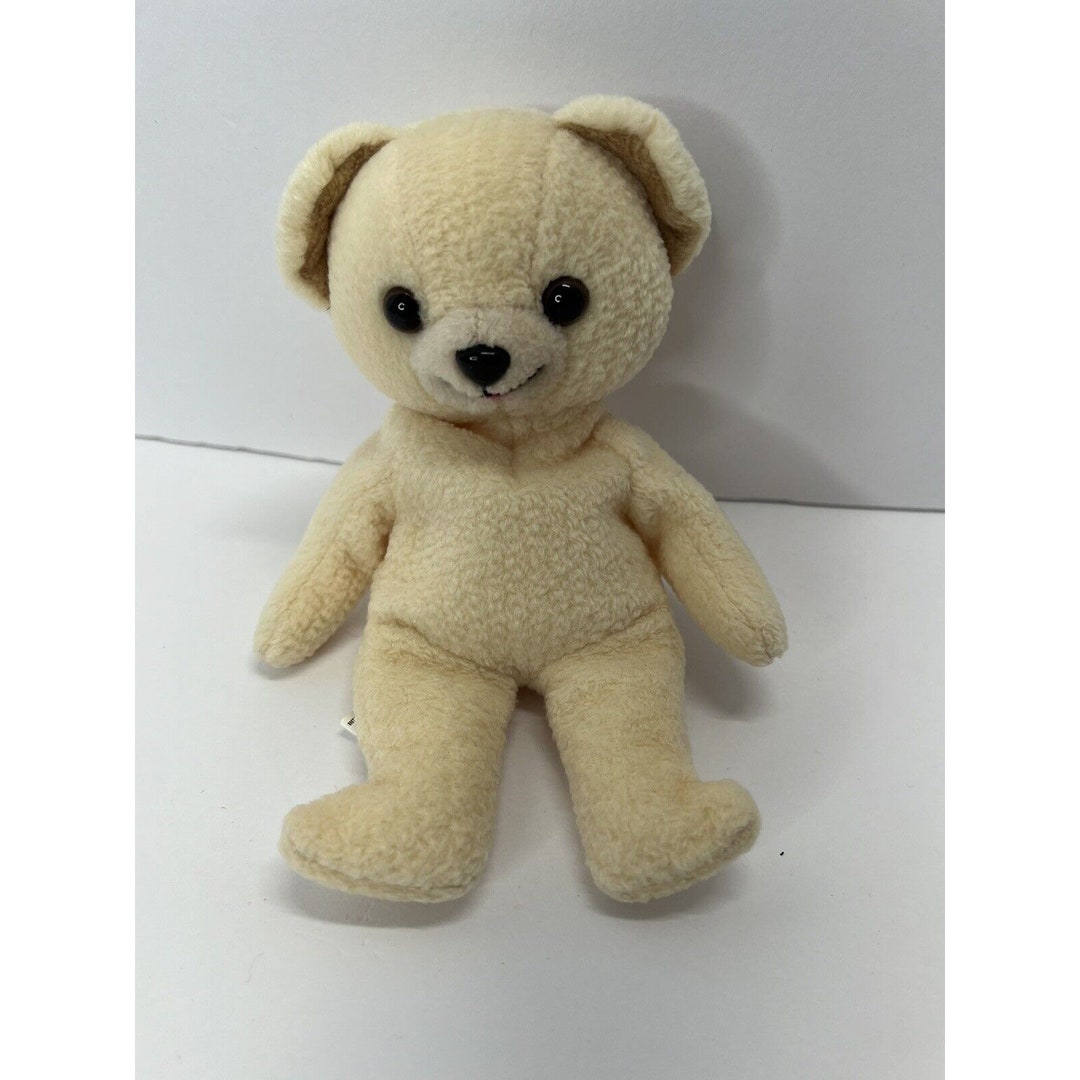 Vintage Snuggle Bear Bean Bag Plush 5” Toy Stuffed Animal 1999 Unilever ...
