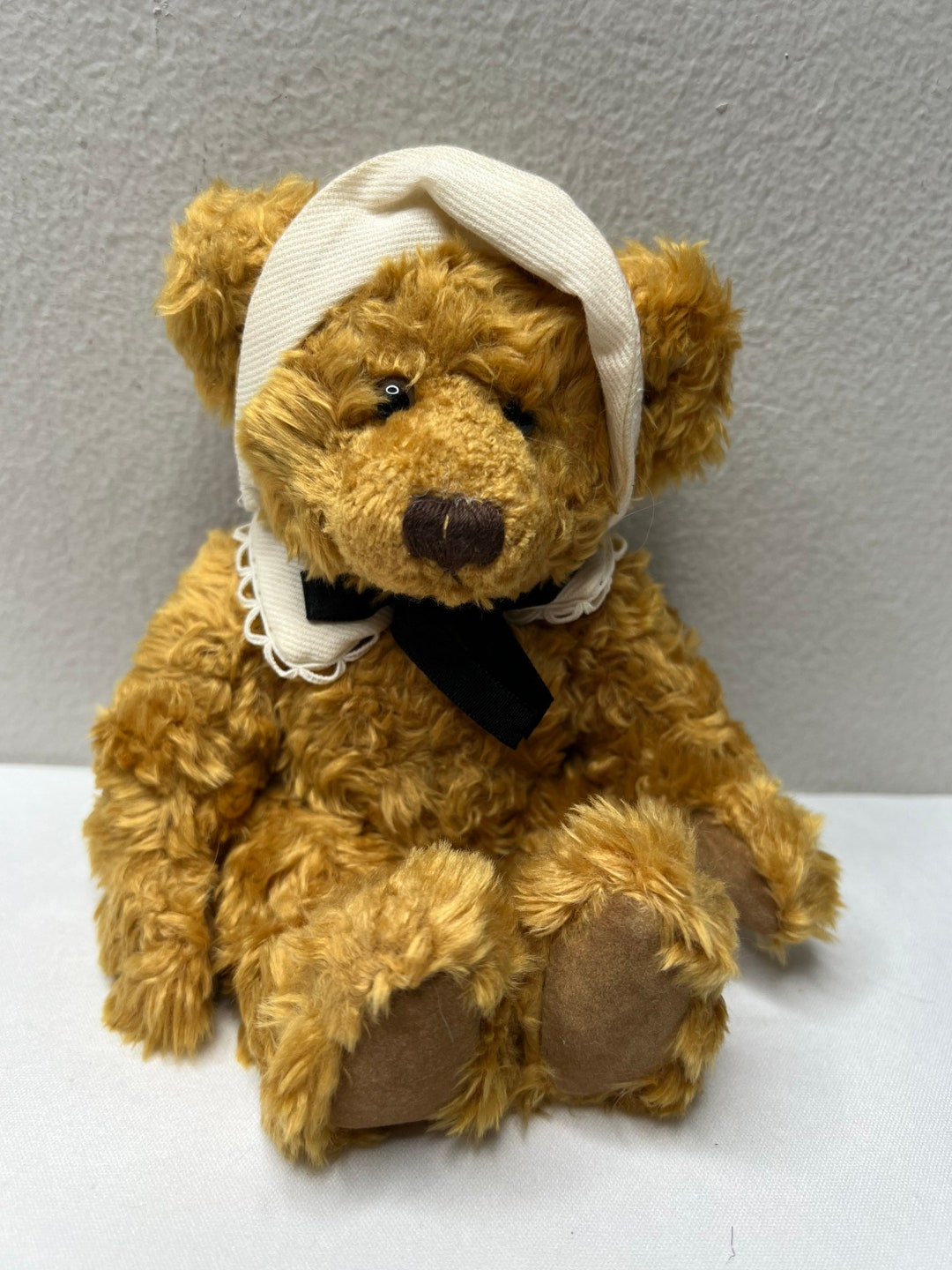 Mayflower 9” Plush Teddy Bear Pilgrim Russ Berrie Thanksgiving Fall ...