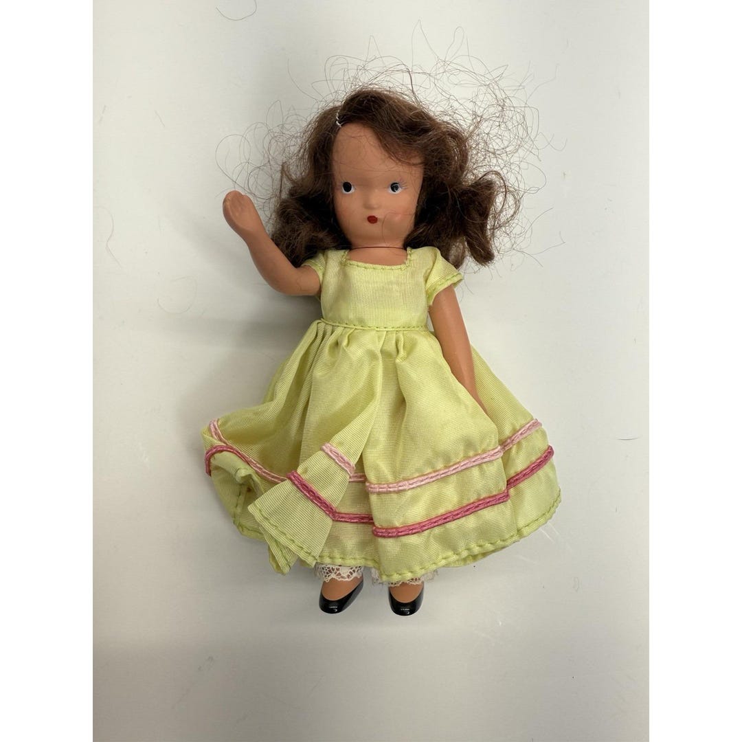 Vintage Storybook Doll Nancy Ann Plastic Jointed Doll Hand Painted ...