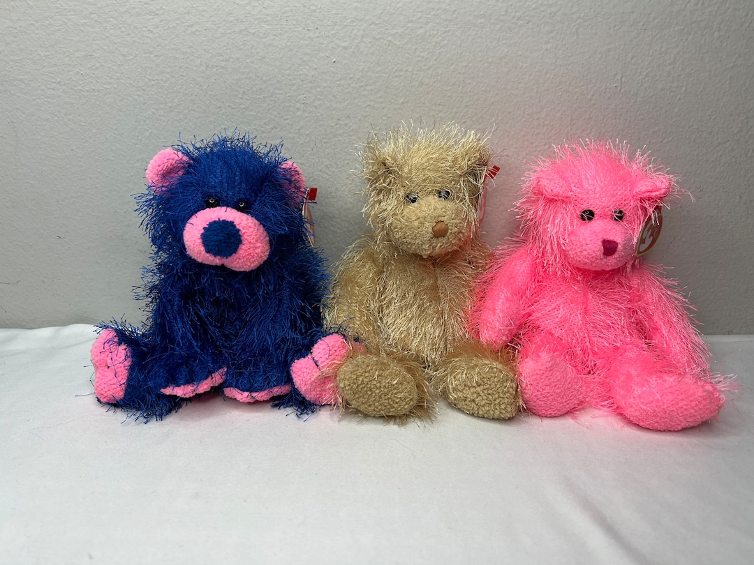 Ty Punkies Choice of Bear. Zap, Frizzy, Static - Etsy