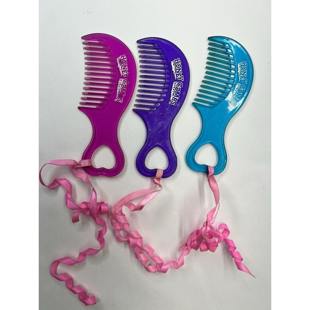 Vintage Honey Combs 80s 90s Pocket Doll Purple Pink Blue Retro Groovy ...