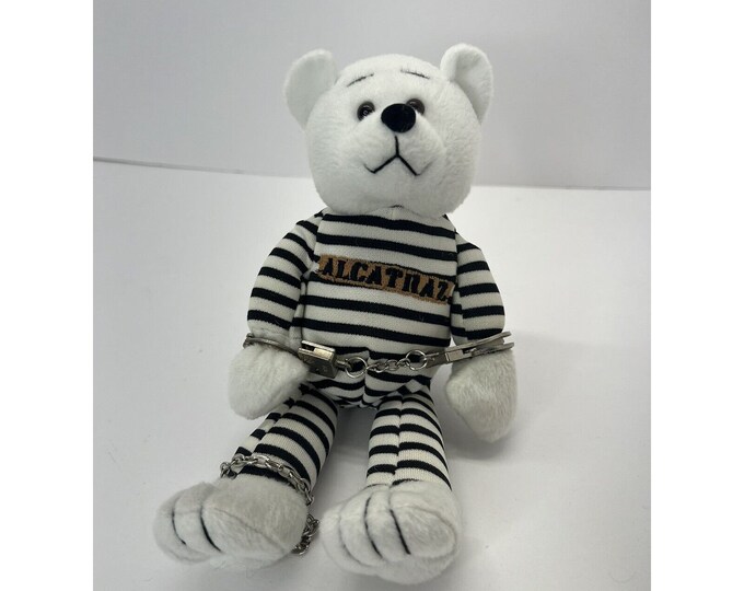 Alcatraz Island Prisoner Bear Plush Toy Bean Bag Stuffed Animal 8" - Etsy