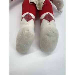 Vintage 1993 Mighty Morphin Power Ranger Red Ranger Stuffed Plush 11 ...