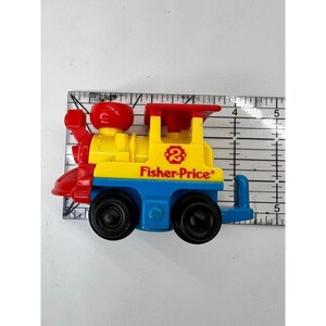 Vintage 1992 Fisher Price Geo Trax Flip Track Train Engine #2 Plastic ...